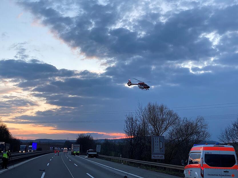 Schwerer Unfall auf der A6 zwischen Öhringen und Bretzfeld - STIMME.de