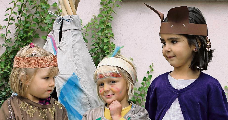 Kinder rauchen die Friedenspfeife - STIMME.de