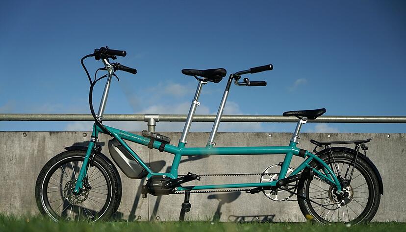 Doppelter Spaß: Unterwegs mit einem Falttandem - STIMME.de