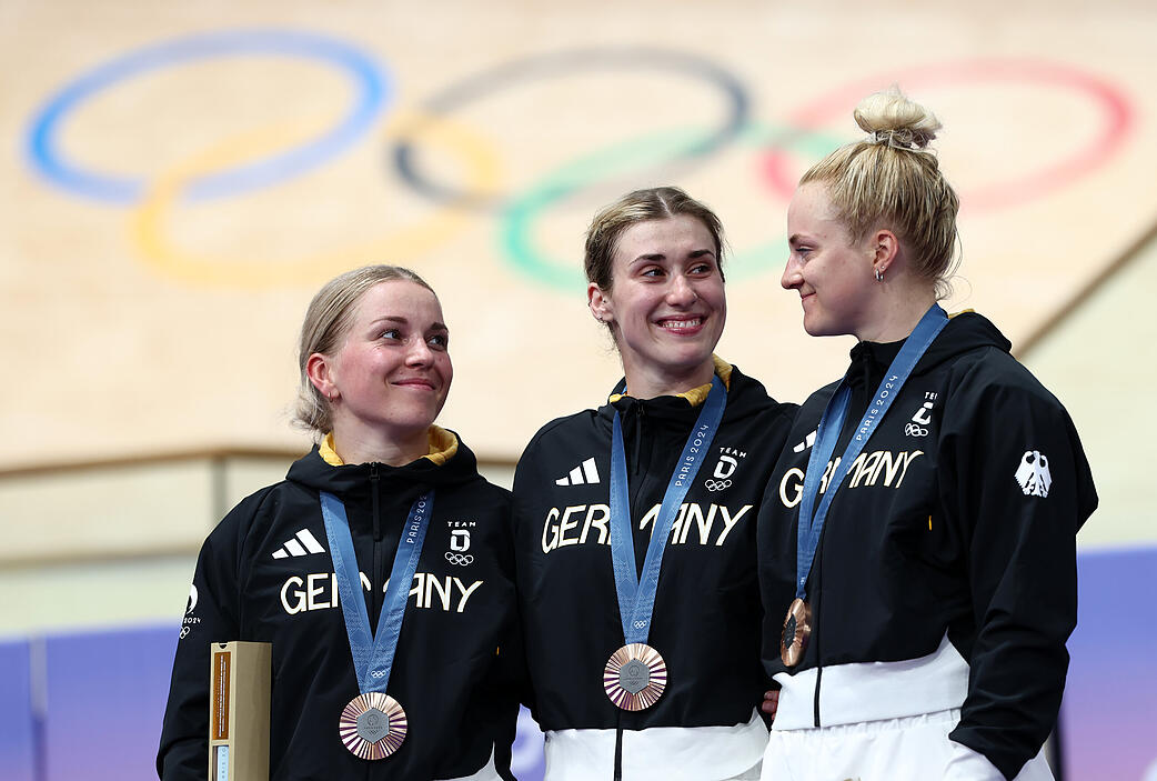 Enttäuschung trotz Medaille: Bahnrad-Trio holt Bronze für Deutschland ...
