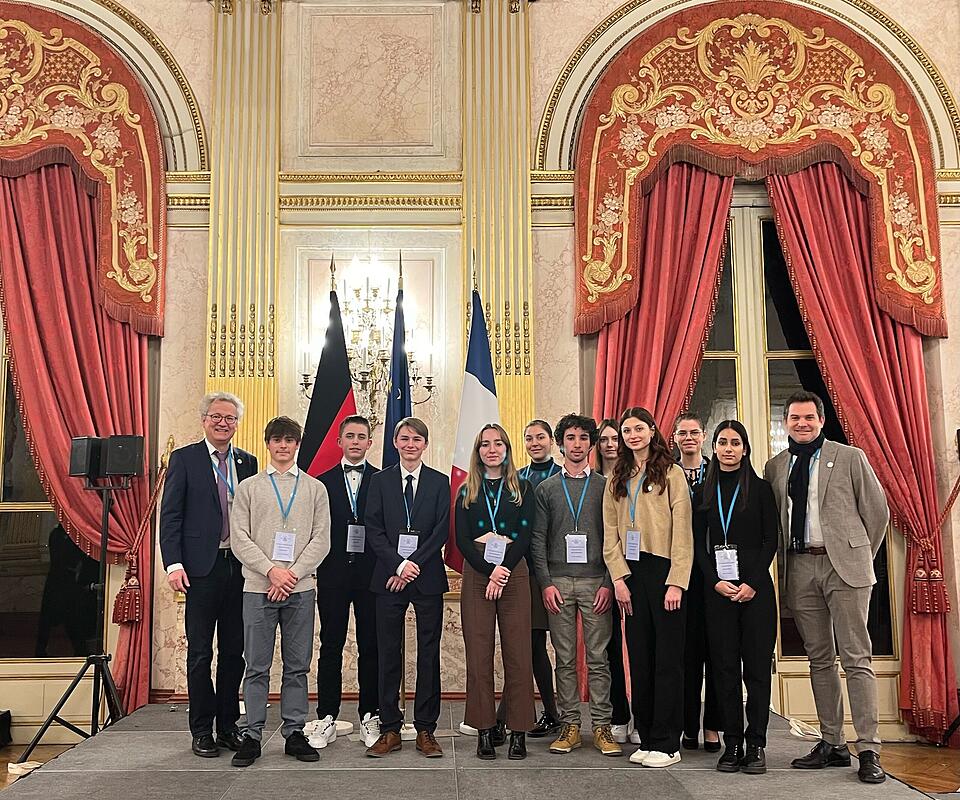 60 Jahre Élysée-Vertrag: Heilbronner Schüler war beim Festakt in Paris ...