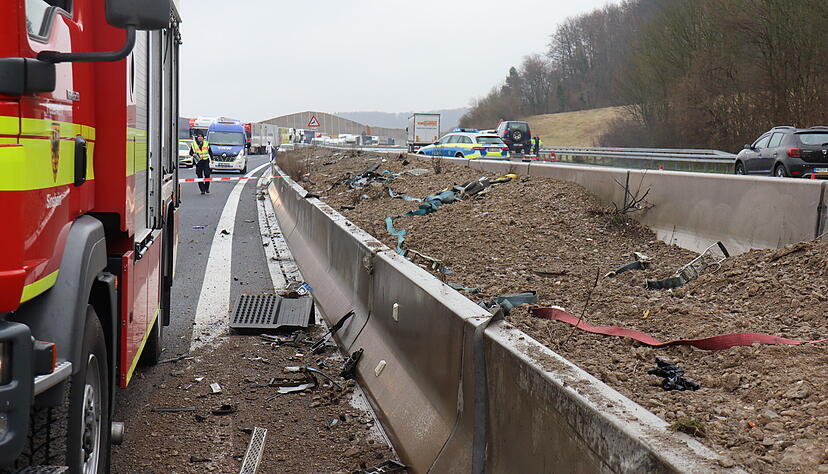 Lkw kollidiert mit Auto auf A6 – stundenlange Sperrung Richtung Mannheim am Mittwoch - STIMME.de