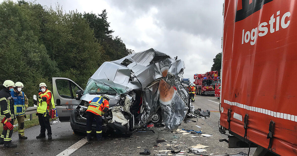 Schwerer Unfall sorgte für Vollsperrung der A6 Richtung Mannheim ...