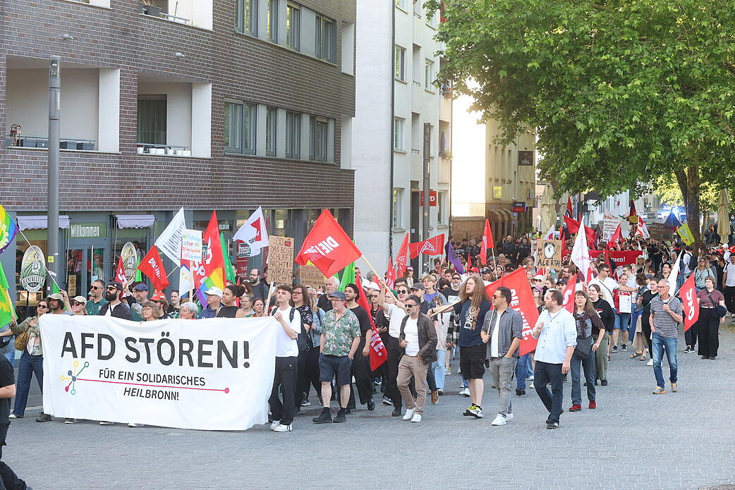 Hunderte protestieren gegen AfD-Parteitag in Heilbronn – "Politik der ...