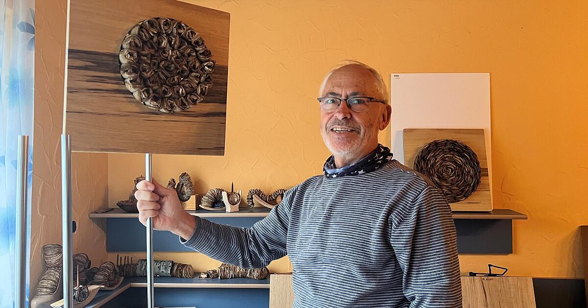 Recycling oder Kunst? Horst Brenner haucht Kaffeepads ein zweites Leben ...