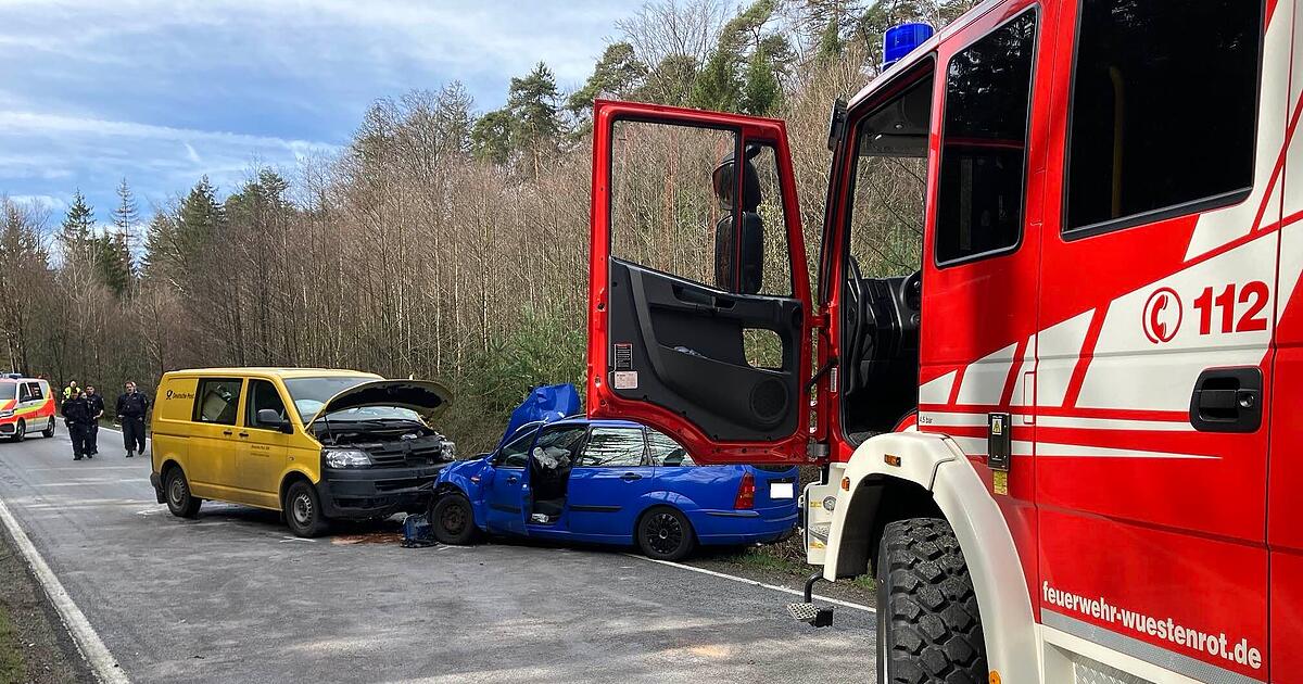 Frontalunfall bei Wüstenrot – Drei Verletzte - STIMME.de