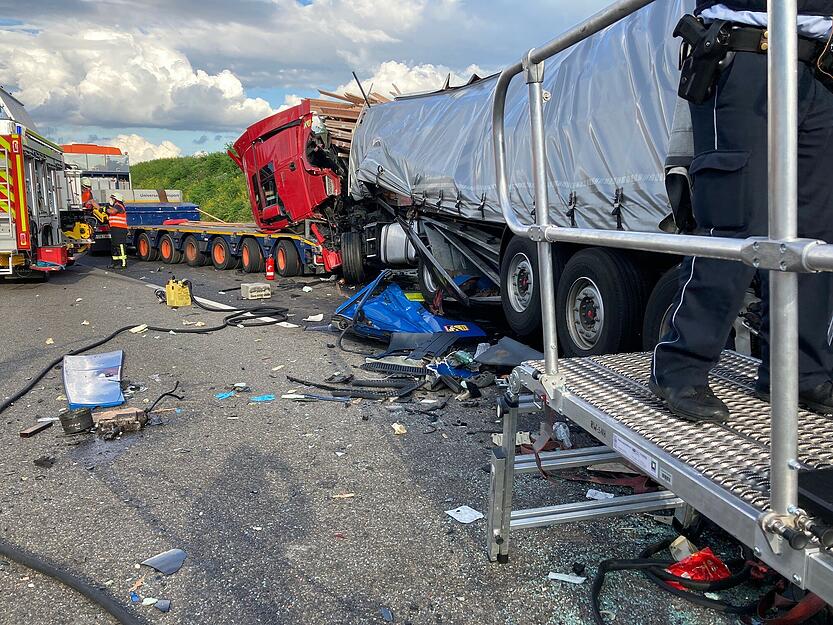 A6-Unfall bei Bad Rappenau - STIMME.de