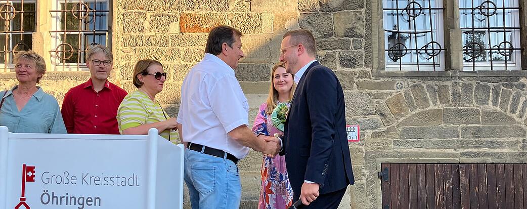 Das sagen Landrat und Öhringer Stadträte zu Patrick Wegeners OB ...