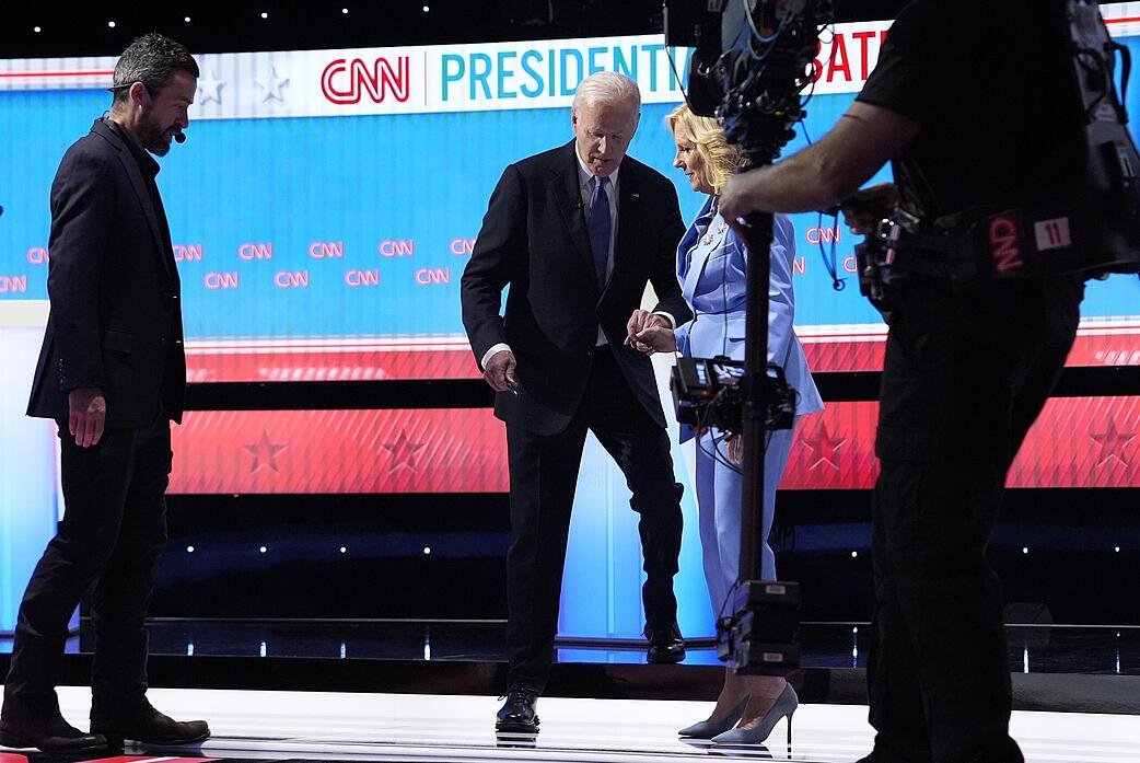 TV-Duell im US-Wahlkampf: Joe Biden ist wie ein wehrloser Boxer - STIMME.de