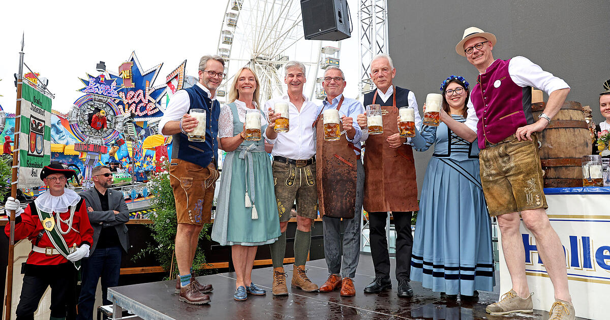 Das 85. Heilbronner Volksfest ist eröffnet – Bilder vom Fassanstich ...