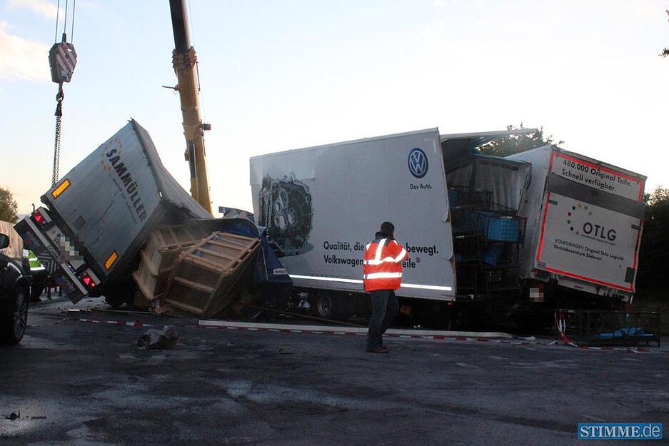 Unfall auf A6 bei Neuenstein | 07.05 - STIMME.de