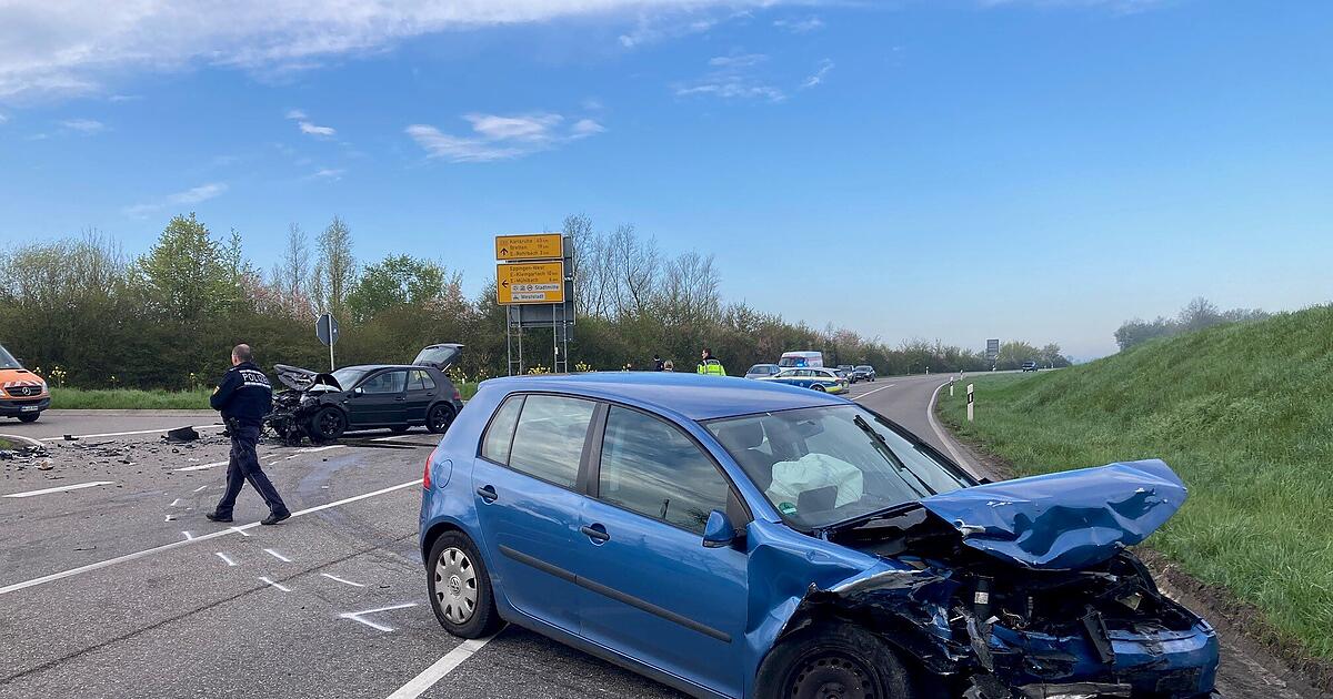 Zwei Verletzte nach Unfall auf B293 bei Eppingen - STIMME.de