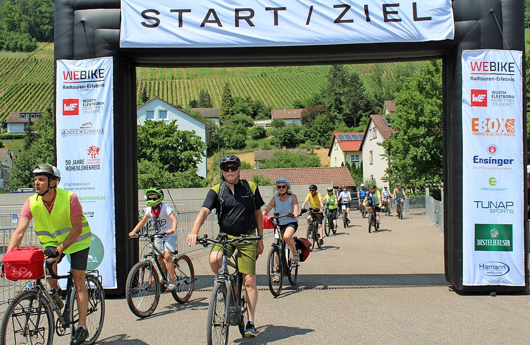 Mit Fahrrad und Bergbahn ging es bei We-Bike hoch hinaus - STIMME.de