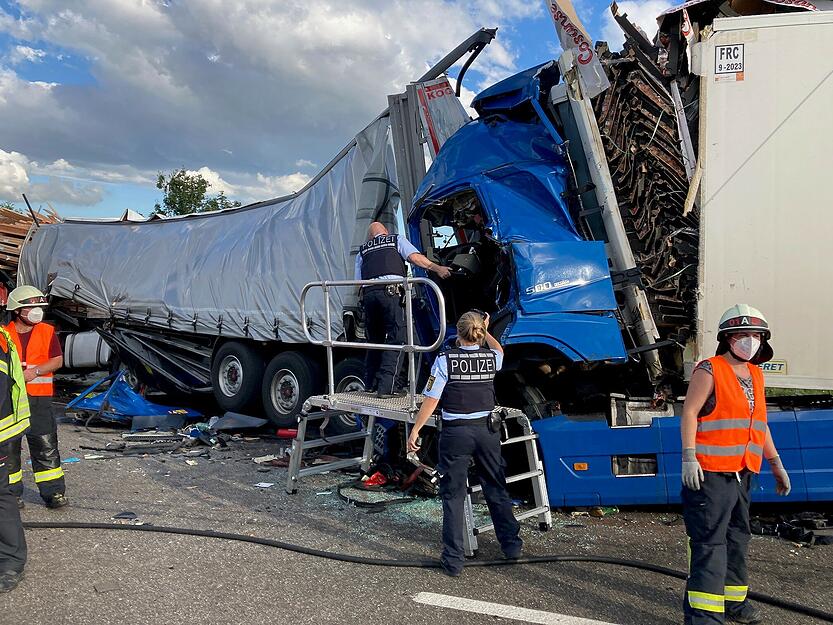 A6-Unfall bei Bad Rappenau - STIMME.de