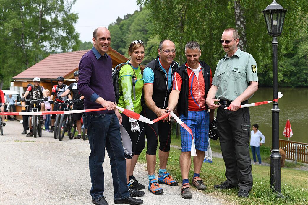 Hoch-Oben-Tour für Mountainbiker in Wüstenrot eröffnet - STIMME.de