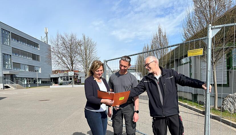 Dem Team vom Gebäudemanagement der Gemeinde Ilsfeld geht die Arbeit nie ...