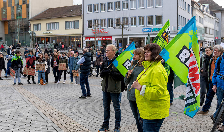Kundgebung zum Klimastreik in Heilbronn: Verdi und Fridays for Future stehen zusammen - STIMME.de