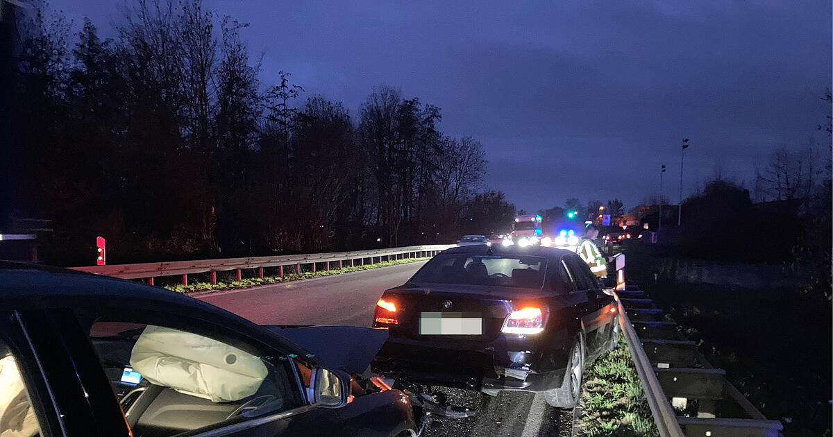 Unfall auf der B293: Fahrbahn kurzzeitig gesperrt - STIMME.de