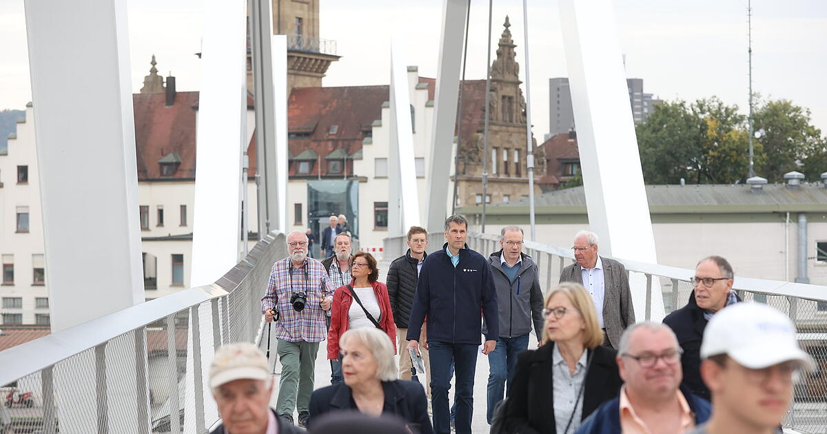 Buga-Brücke in Heilbronn für Fußgänger und Radler freigegeben - STIMME.de