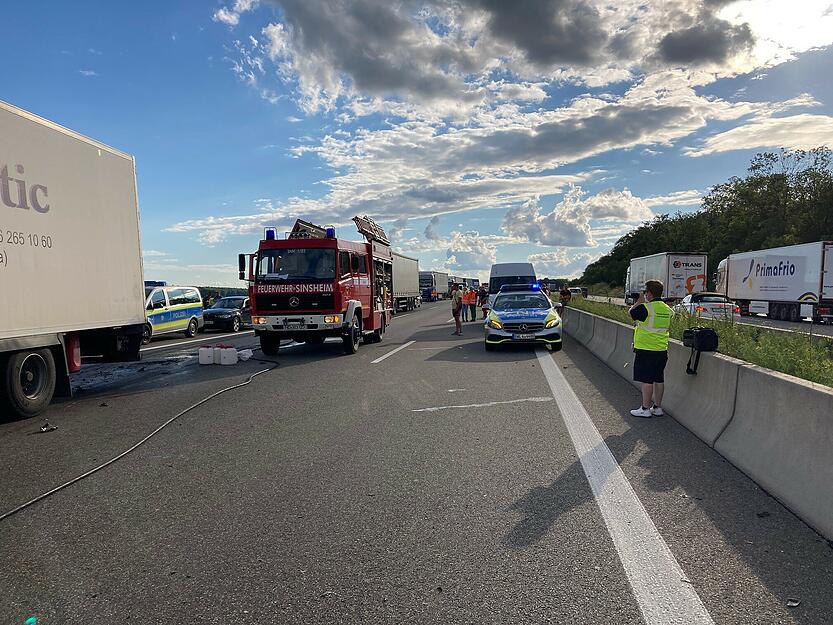 A6-Unfall bei Bad Rappenau - STIMME.de