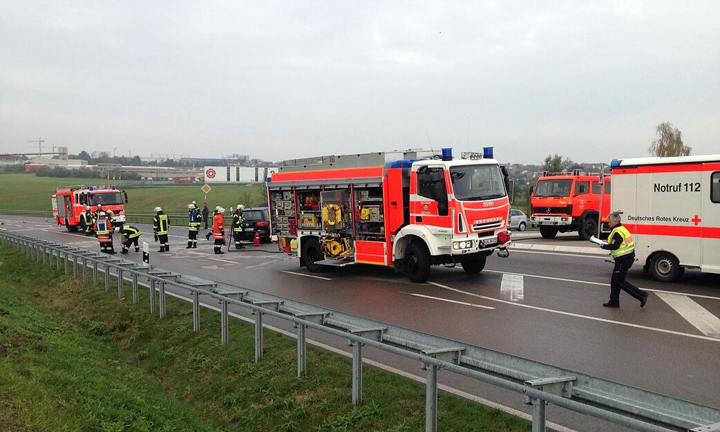 Schwerer Unfall auf der B19 bei Künzelsau - STIMME.de