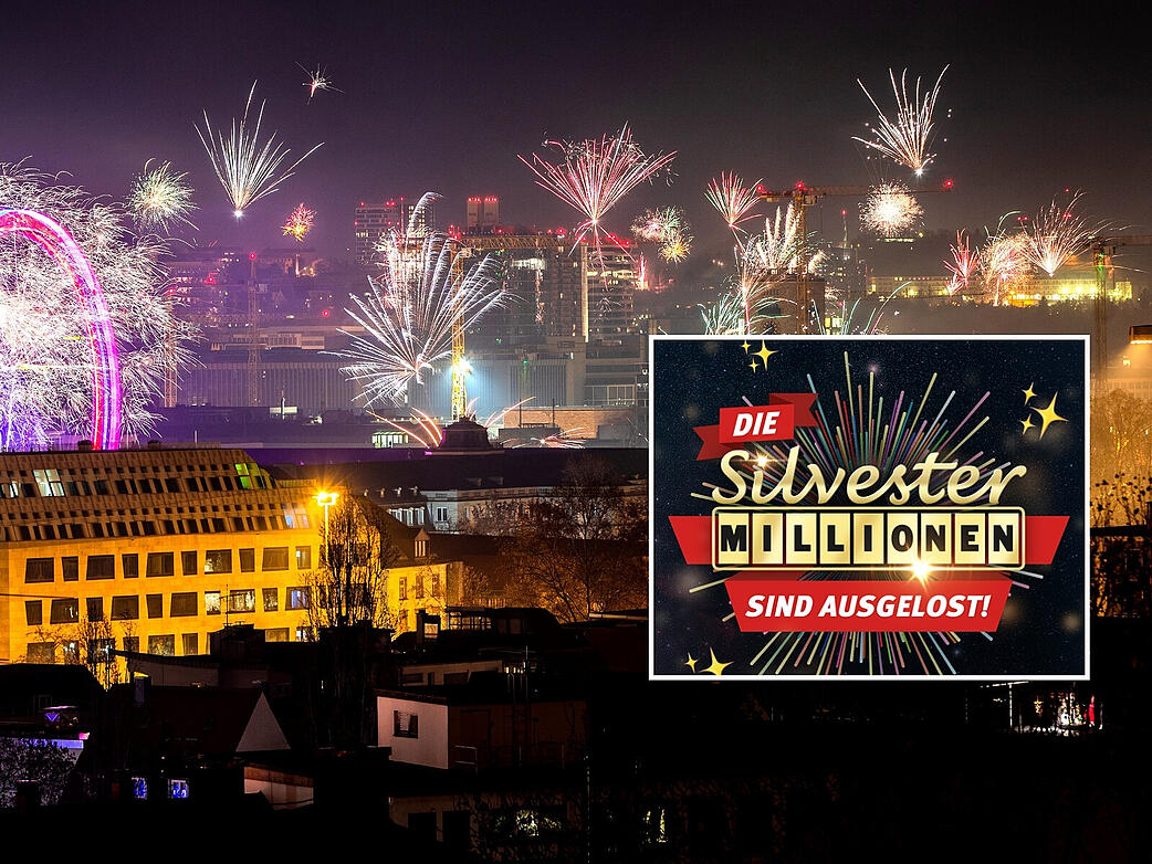 Gewinner der Silvester-Millionen von Lotto Baden-Württemberg stehen ...