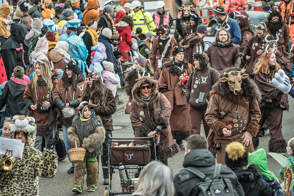 Faschingsumzug zieht durch Dahenfeld – Bilder zeigen närrischen ...
