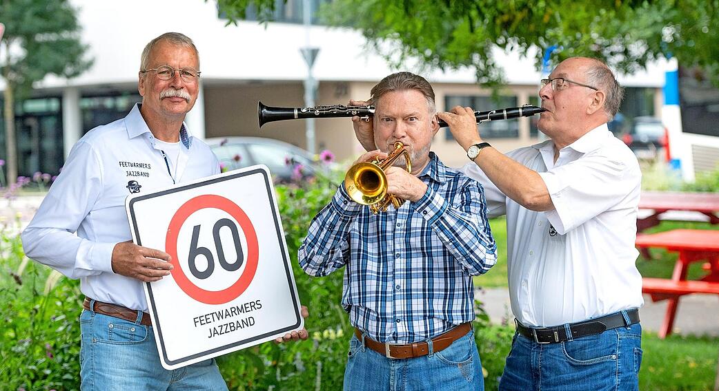 Die Heilbronner Jazzband Feetwarmers wird in diesem Jahr 60 Jahre alt ...
