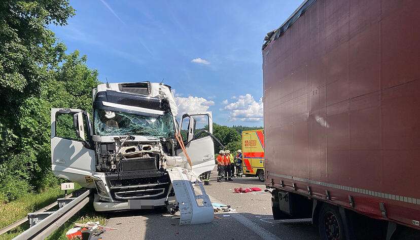 A6 nach Lkw-Unfall bei Weinsberg gesperrt - STIMME.de