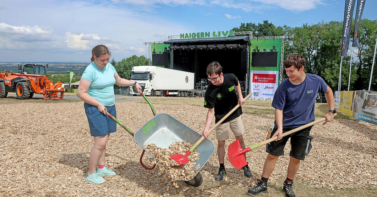 Kurz vor Start von Haigern Live: Aufbauarbeiten laufen auf Hochtouren - STIMME.de