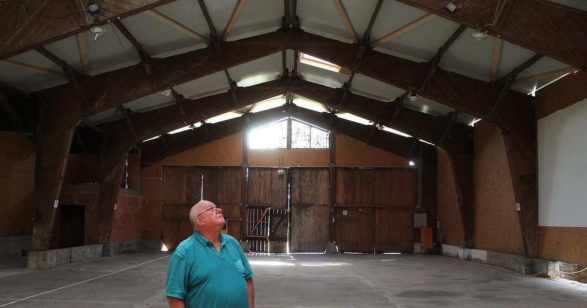 Sanierung der Adelshofener Dreschhalle soll Ende April enden - STIMME.de