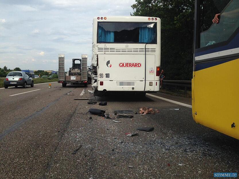Unfall auf der A6 - STIMME.de