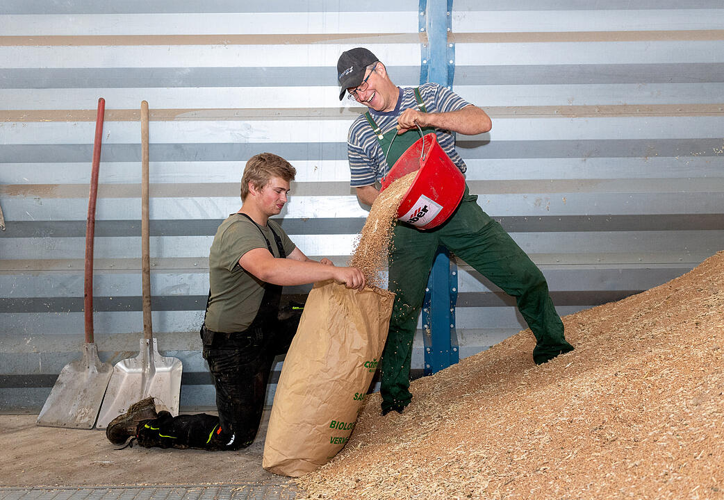 Landwirt auf Zeit: Junger Schweizer auf Bauernhof in Möckmühl - STIMME.de