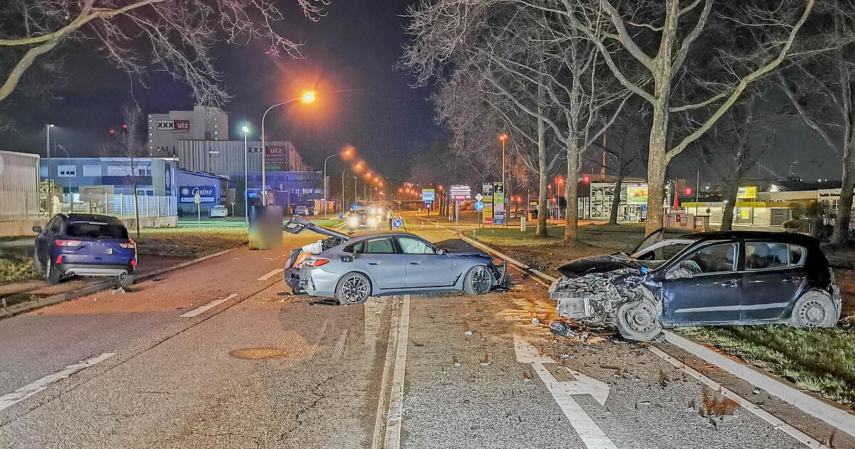 Unfall auf Neckartalstraße in Heilbronn – vier Schwerverletzte und hoher Schaden - STIMME.de