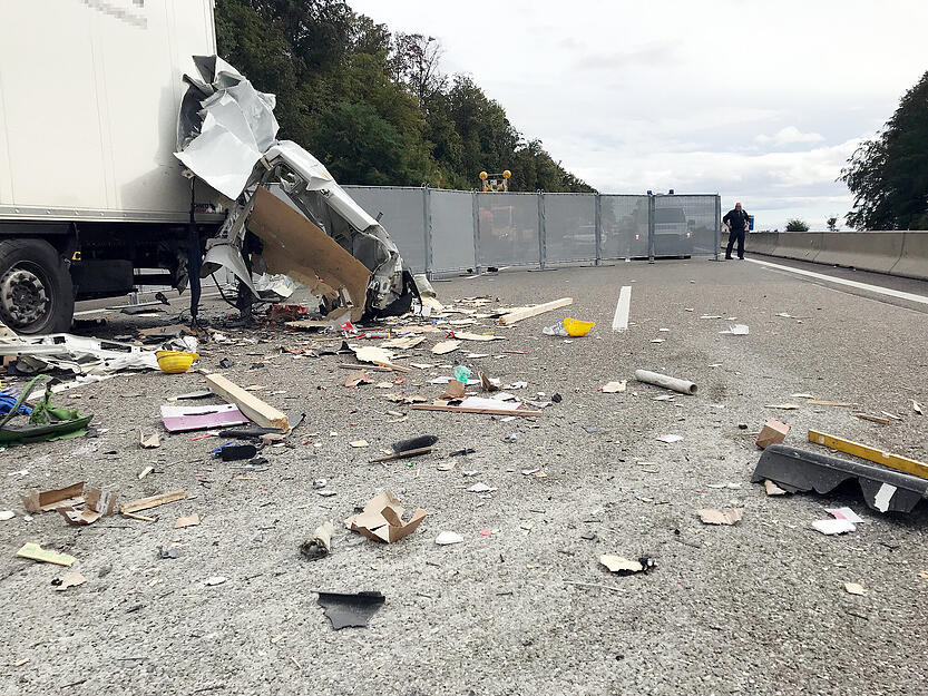 Schwerer Unfall auf der A6 bei Kirchardt - STIMME.de