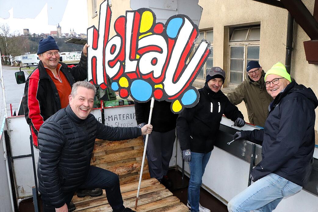 So bereitet sich die Wimpfener Faschingsgesellschaft auf die Umzüge vor ...