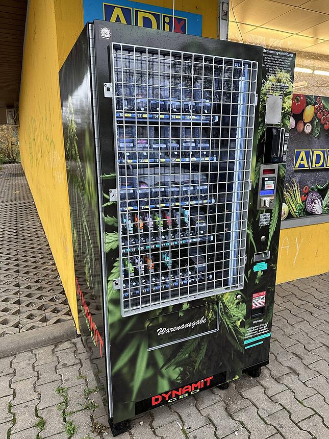 Cannabisautomat in Neckarsulm-Amorbach ist wieder weg: Das sind die ...