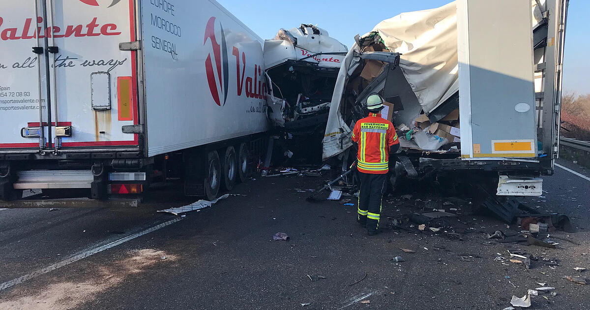 A6: Verletzte und Vollsperrung nach Lkw-Unfall bei Bad Rappenau - STIMME.de