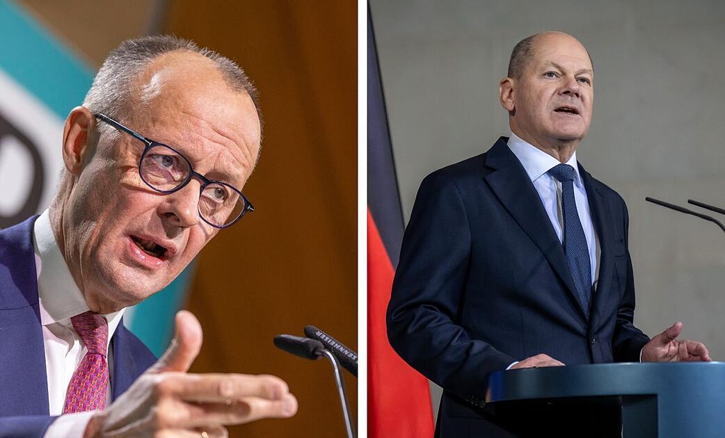 Scholz und Merz im zweiten TV-Duell: Diskussion live auf RTL und ntv verfolgen - STIMME.de