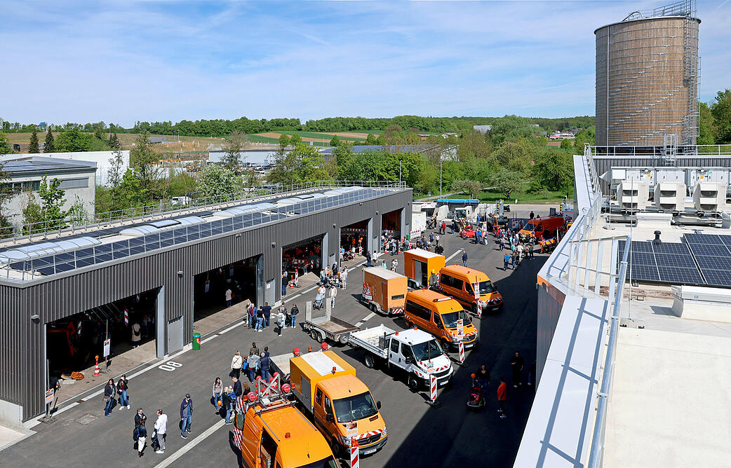 Großer Andrang beim Tag der offenen Tür in der Straßenmeisterei Abstatt ...