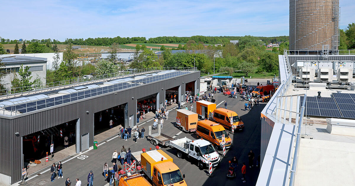 Großer Andrang beim Tag der offenen Tür in der Straßenmeisterei Abstatt ...