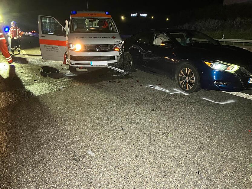 Mehrere Fahrzeuge in A6-Unfall bei Bad Rappenau verwickelt - STIMME.de