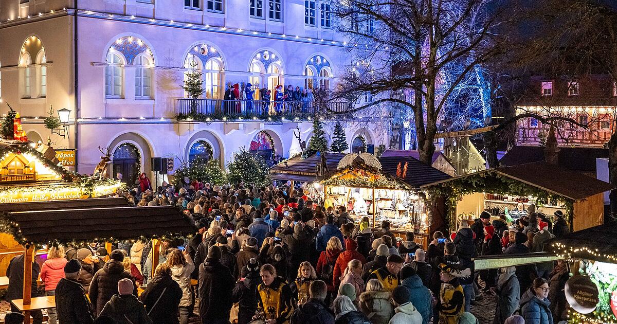 Altdeutscher Weihnachtsmarkt in Bad Wimpfen begeistert mit historischem ...