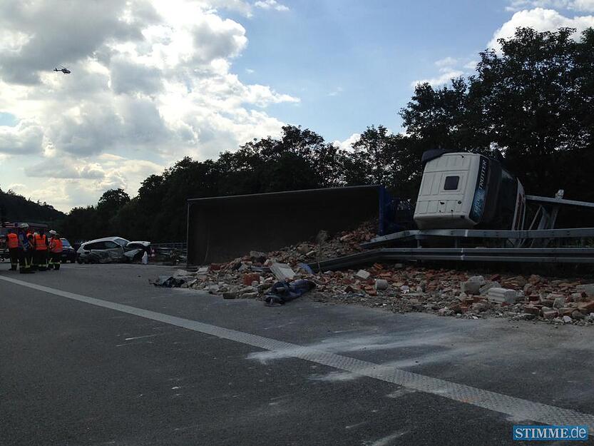 A6-Unfall bei Bretzfeld | 11.07. - STIMME.de