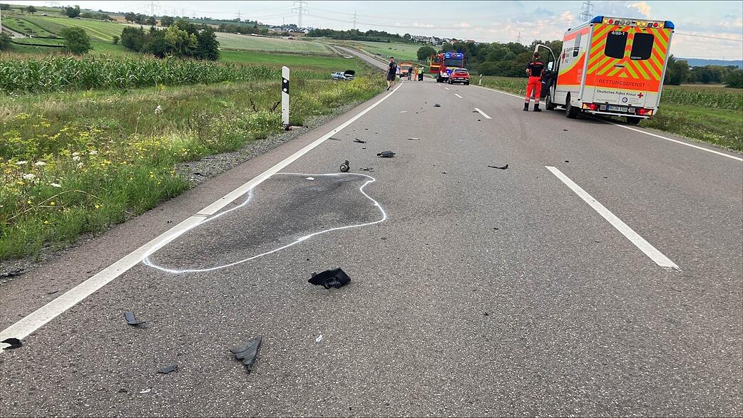 Schwerer Unfall bei Nordheim – Rettungshubschrauber im Einsatz - STIMME.de