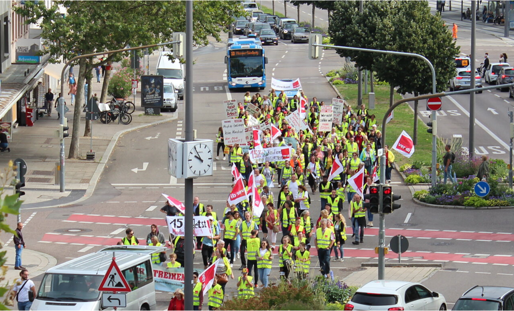 Verdi-Streiks im Einzelhandel gehen weiter: Kundgebung in Heilbronn - STIMME.de