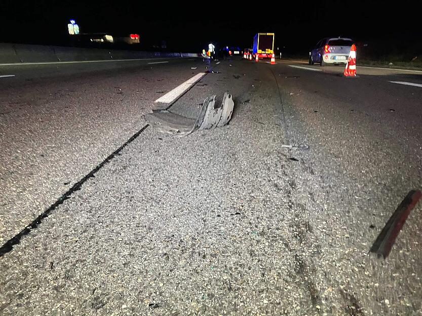 Mehrere Fahrzeuge in A6-Unfall bei Bad Rappenau verwickelt - STIMME.de