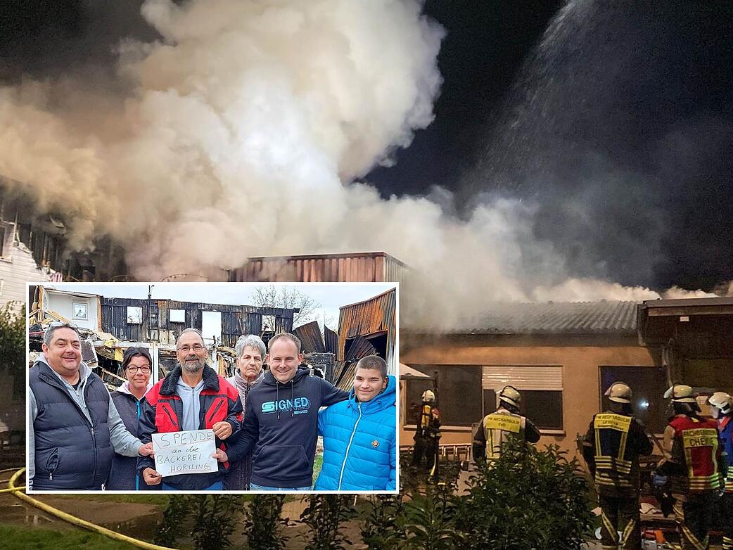 Nach Brandkatastrophe: Große Spendenbereitschaft rührt Bäckerfamilie ...