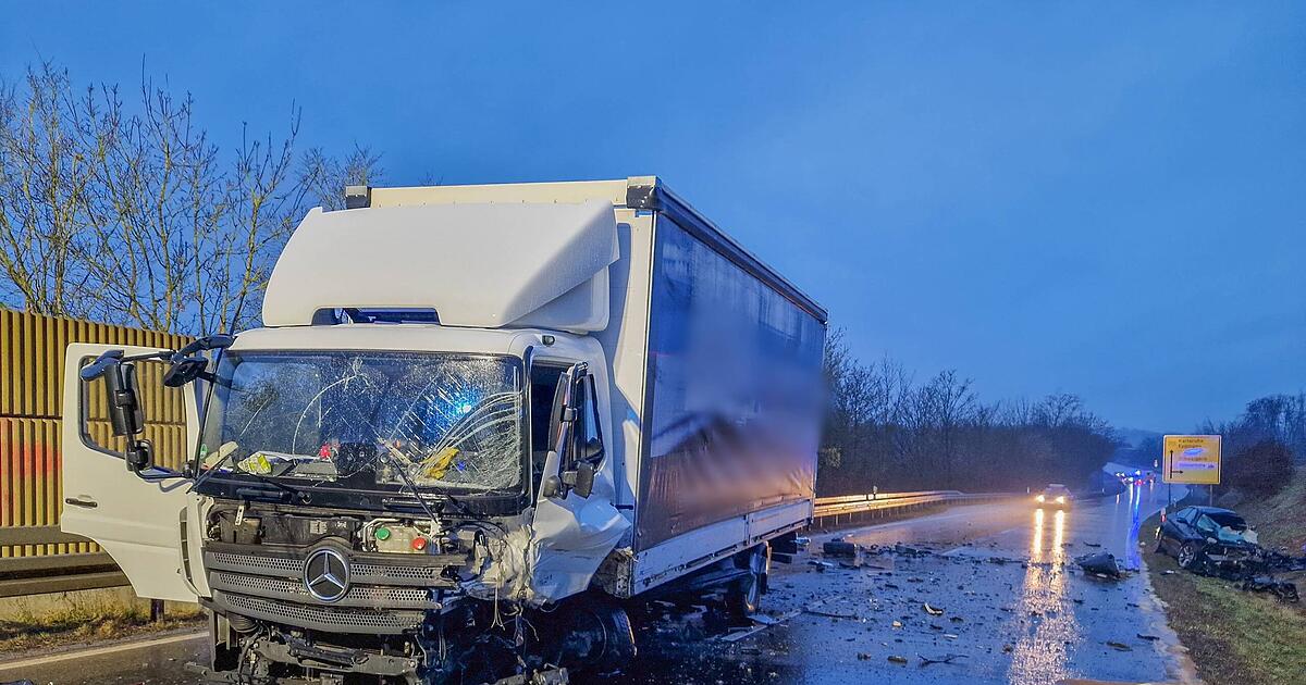 Tödlicher Verkehrsunfall an der B293 bei Schwaigern – BMW kollidiert mit Lkw - STIMME.de
