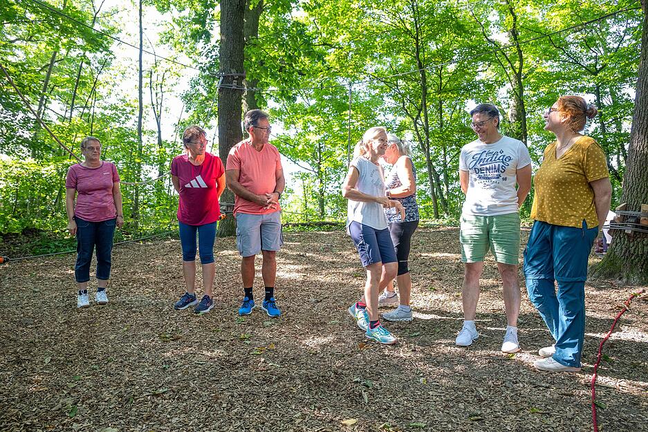Stimme-Lesersommer: Teamtraining im Weinsberger Waldkletterpark - STIMME.de